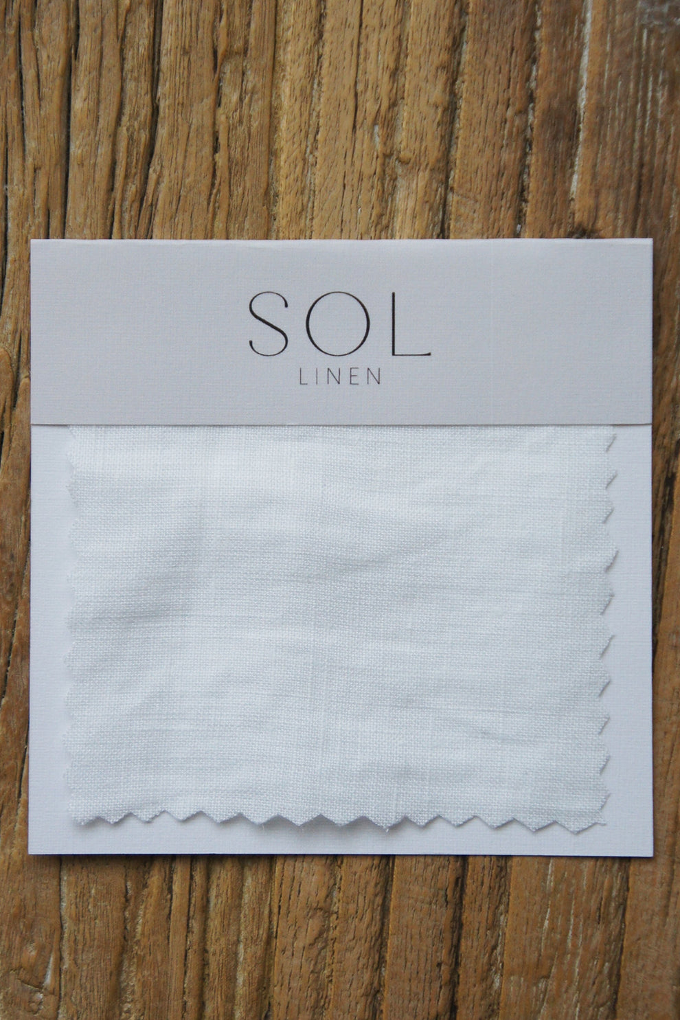 Whistler / Pipi / Fresh White Fabric Swatch – SOL Linen